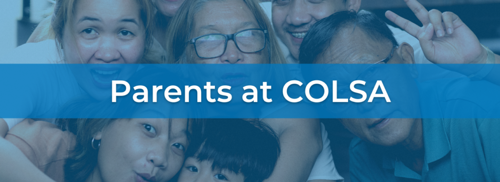 Parents at COLSA - COLSA